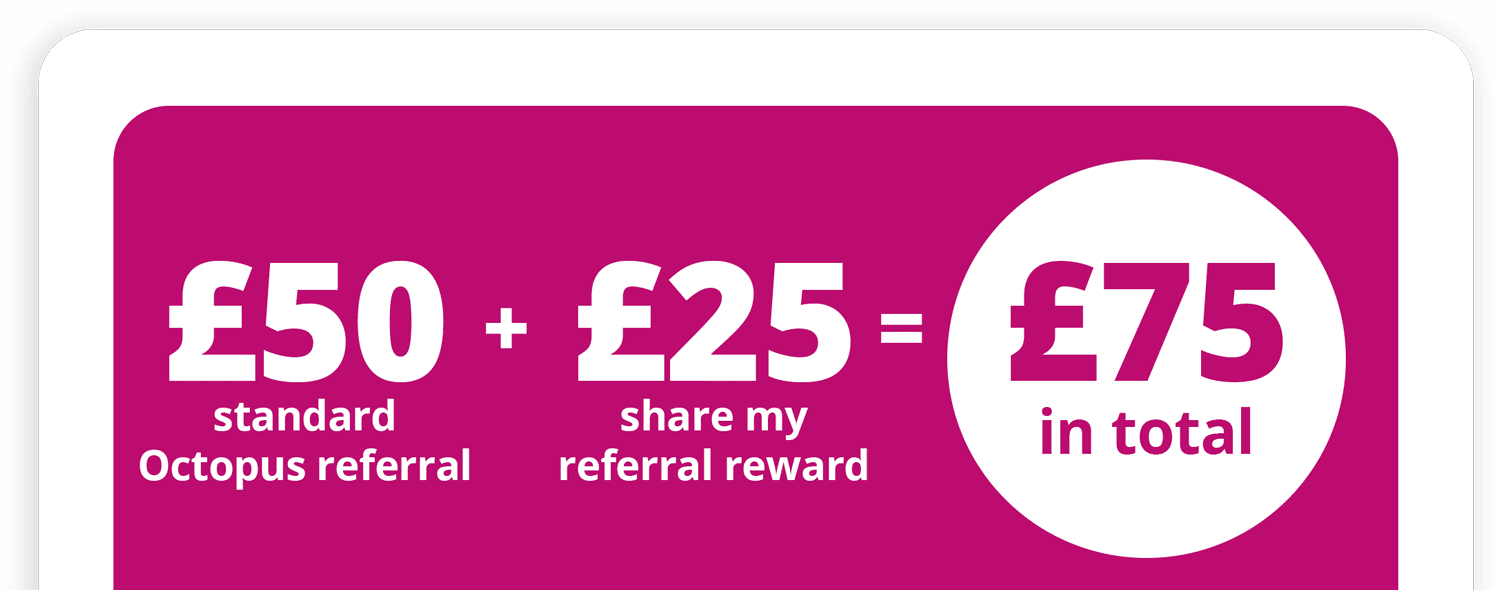 £75 Octopus Energy Referral Reward Link Code 2024